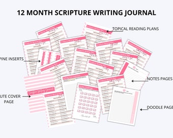 Printable Daily Devotional Journal Binder Insert and Faith - Etsy