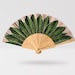 FOLDING HAND FAN - Flamingo Tropical Design- Christmas Presents - Etsy