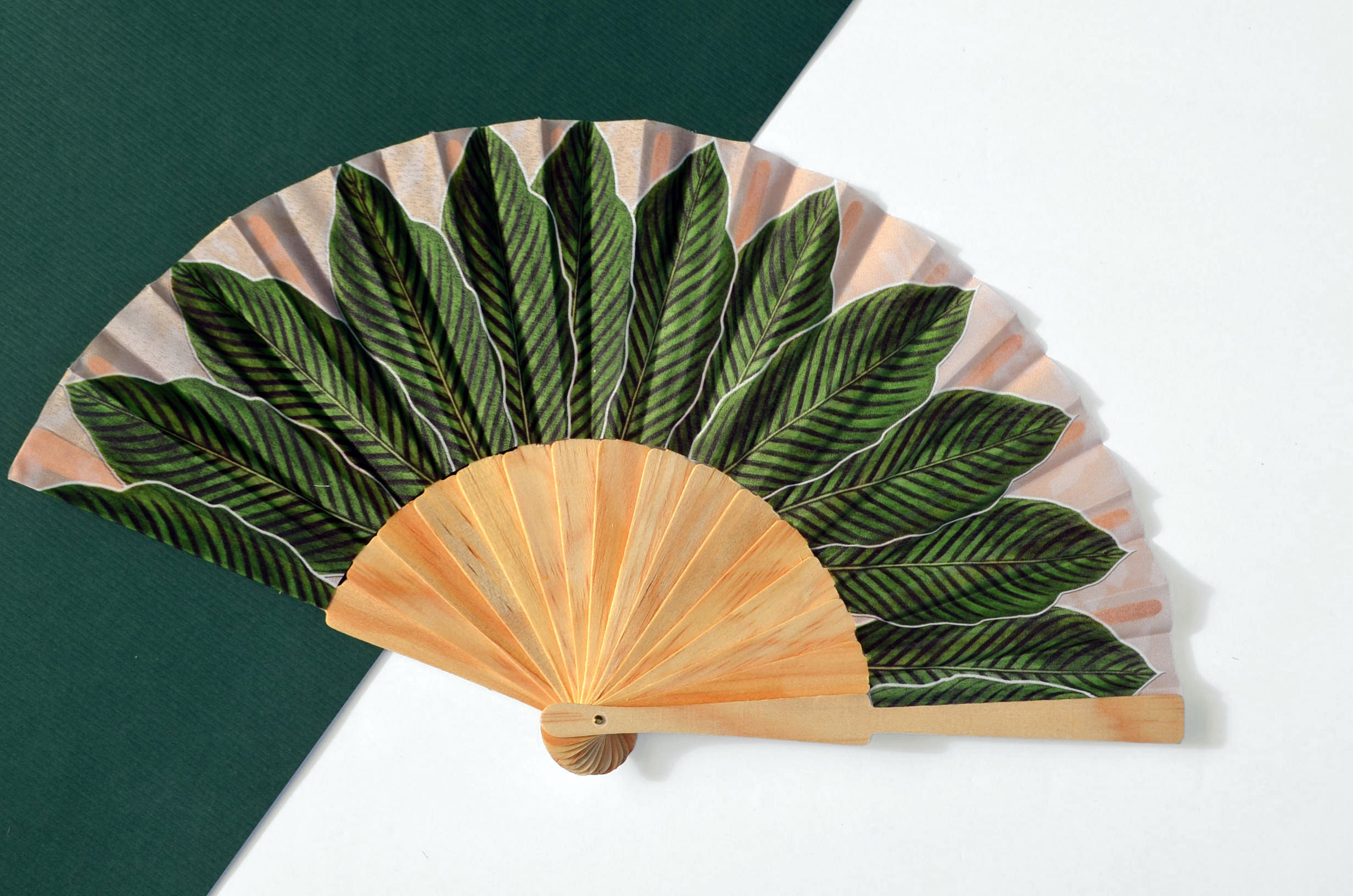 Tropical Wedding Hand Fans: Palm Leaf Boho Favors - Etsy