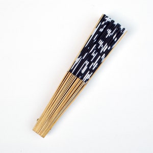 Zebra Print Folding Hand Fan: Modern Cotton & Pinewood Accessory - Etsy