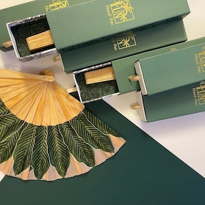 Tropical Wedding Hand Fans: Palm Leaf Boho Favors - Etsy