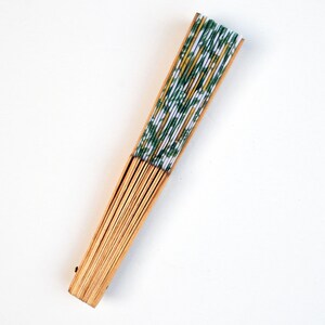 Summer HAND FAN - Amalfi Coast Folding Fan Green - Favors Handheld Fan ...