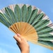 Tropical Wedding Hand Fans: Palm Leaf Boho Favors - Etsy