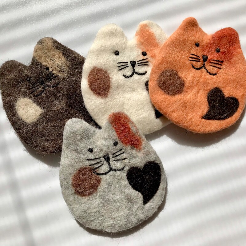 Cat Coasters - Etsy