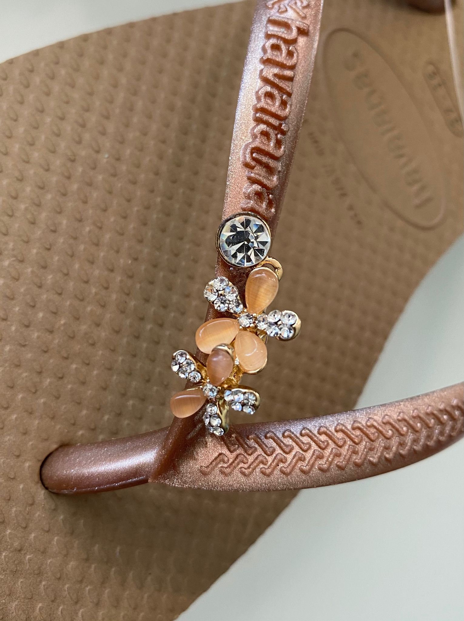 Personalized Crystal Charms for Havaianas SLIM - Etsy