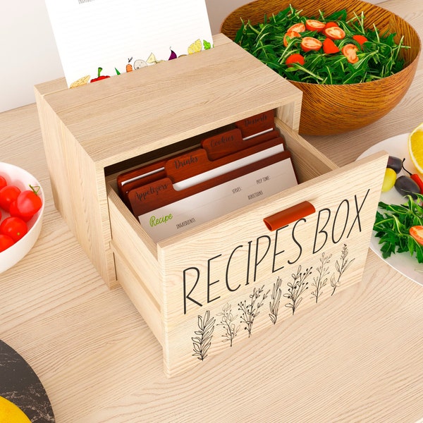 Recipe Box - Etsy