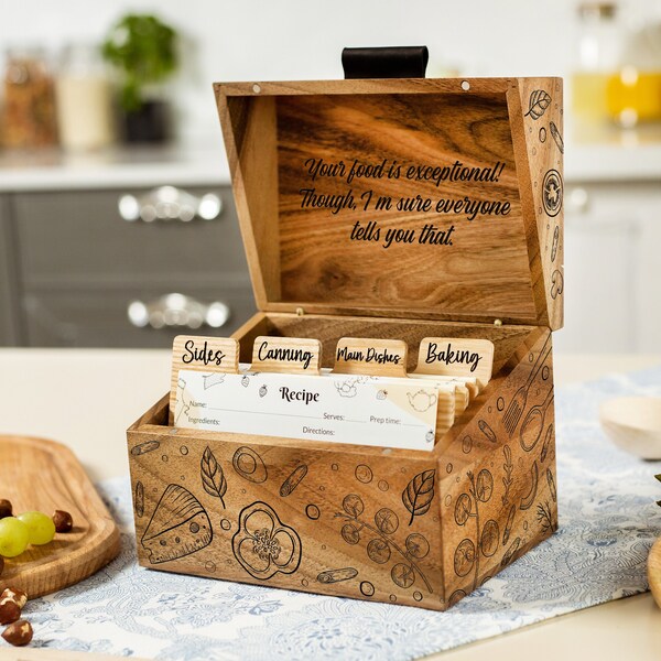 Retro Recipe Box - Etsy