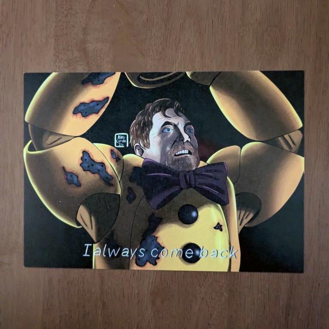 Five Nights at Freddy’s "i Always Come Back" Scene Print - Etsy