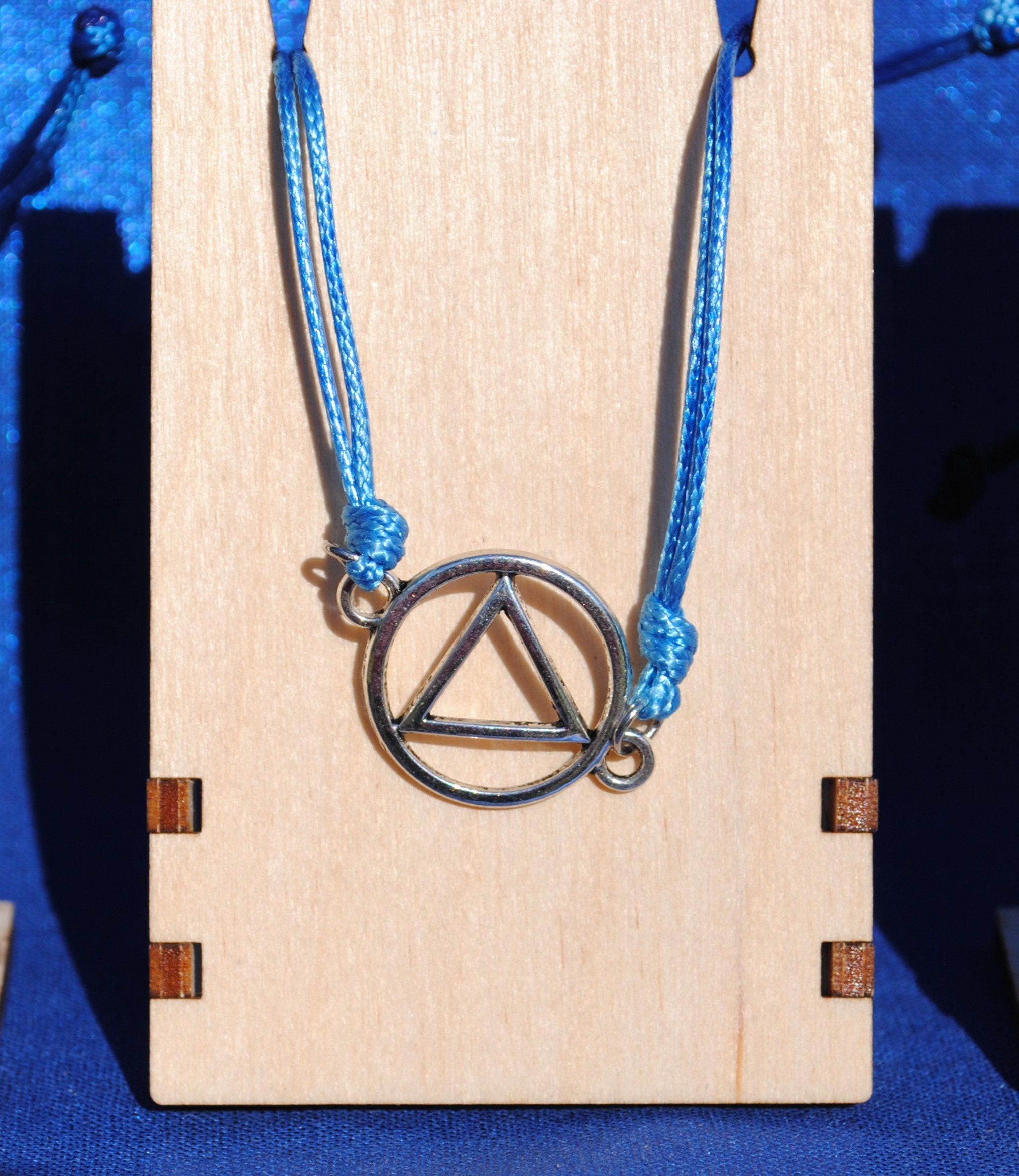 Alcoholics Anonymous: Silver AA Symbol Charm Bracelet | Etsy