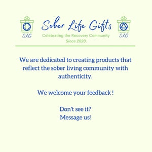 ALCOHOLICS ANONYMOUS: Digital Print Sobriety Card, "sober Sisters-we ...