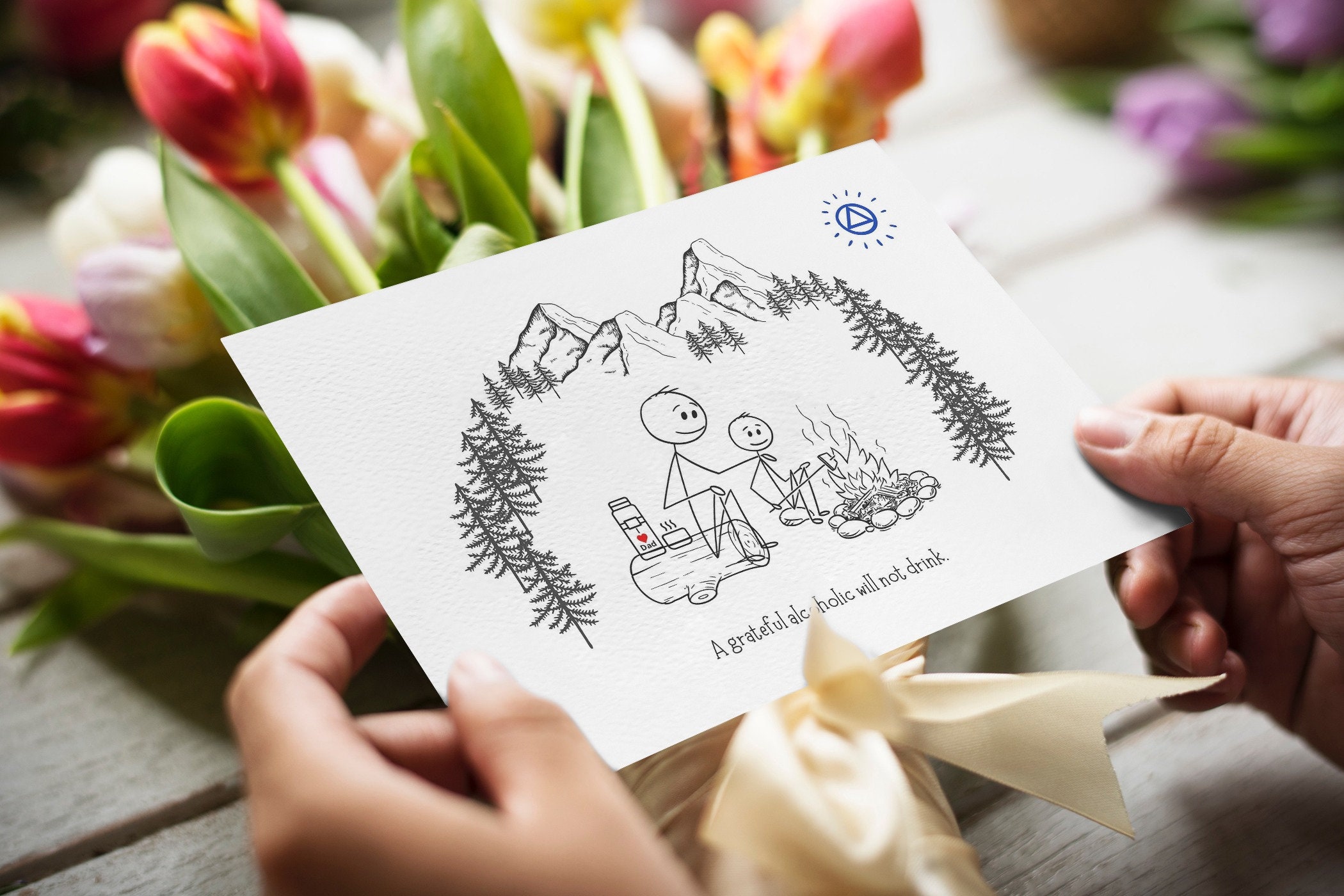 ALCOHOLICS ANONYMOUS: Digital Print Sobriety Card - Etsy