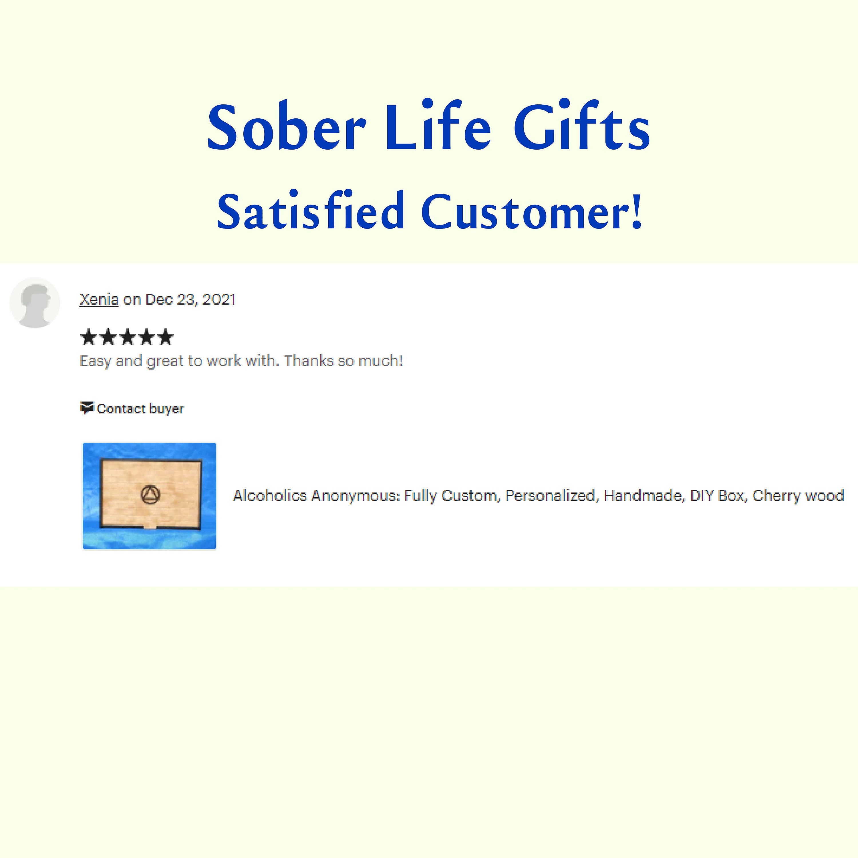 ALCOHOLICS ANONYMOUS: Digital Print Sobriety Card aa | Etsy