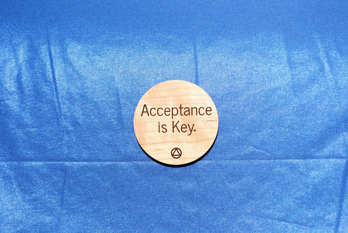 Alcoholics Anonymous: Slogan Magnet with AA Symbol | Etsy