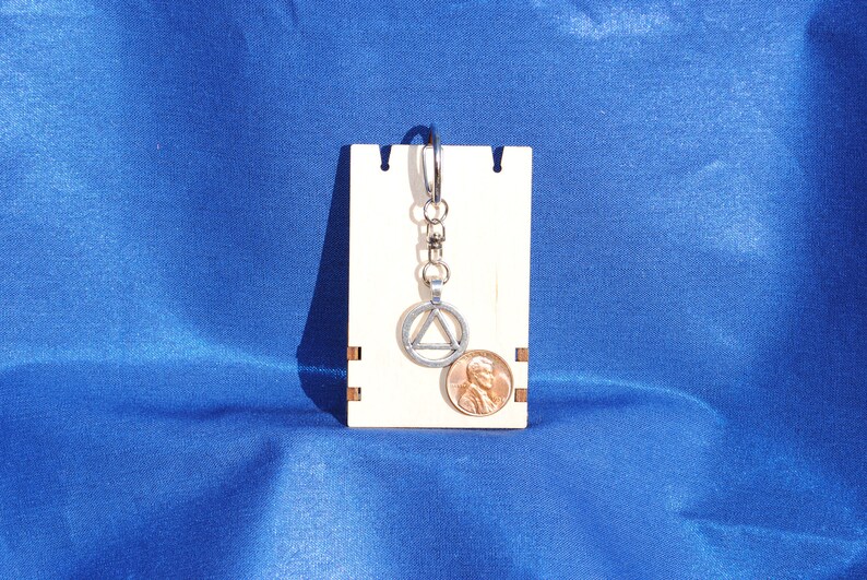 Alcoholics Anonymous: AA Symbol Key Chain metal - Etsy