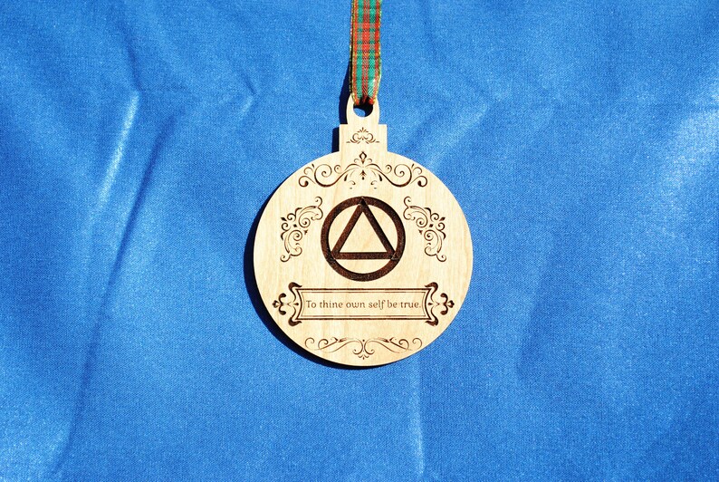 Handmade Cherry Wood AA Christmas Ornaments: Set of 4 - Etsy
