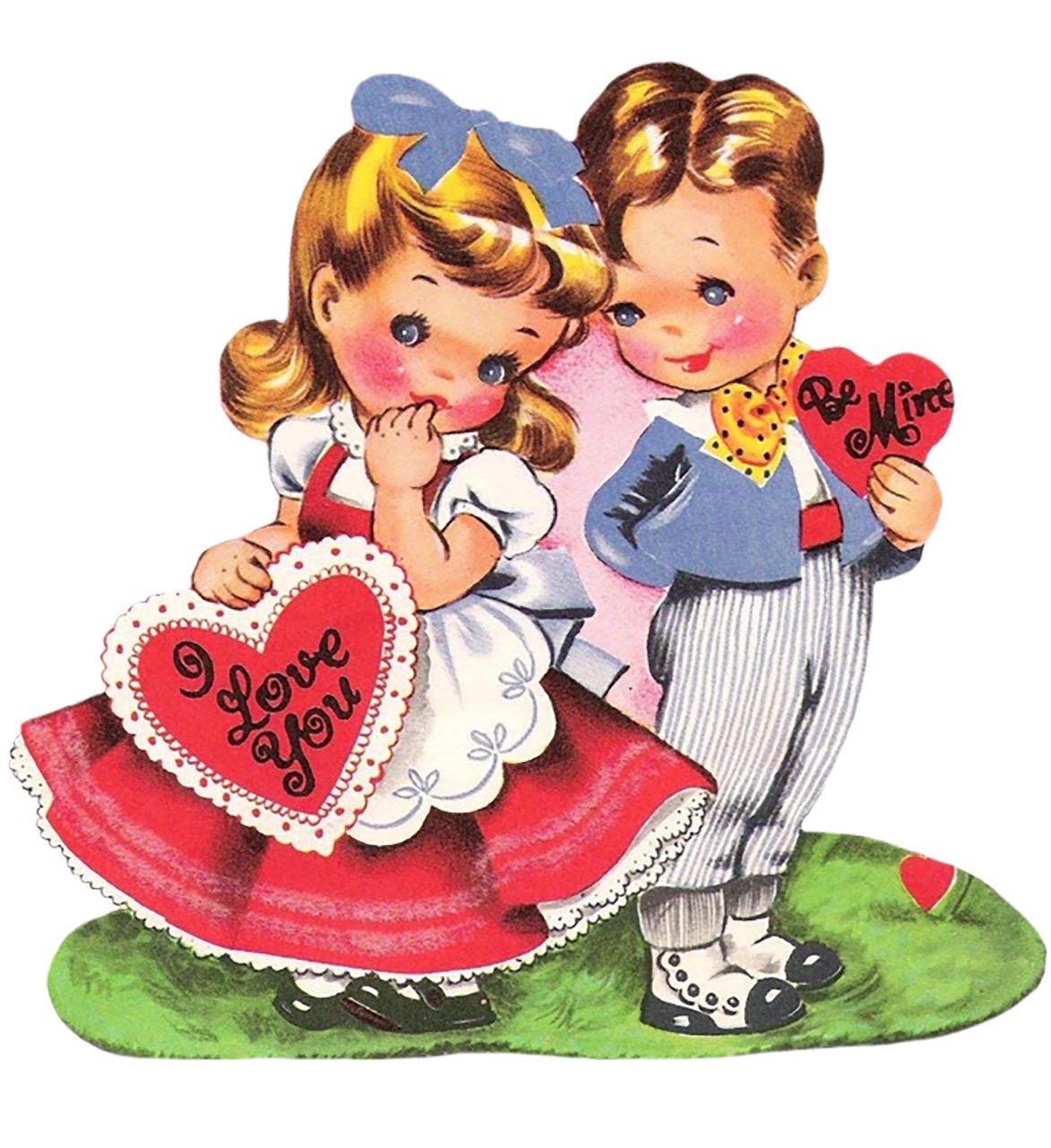 Retro Valentine's Day Cards | Printable Vintage Valentine's Card Bundle ...