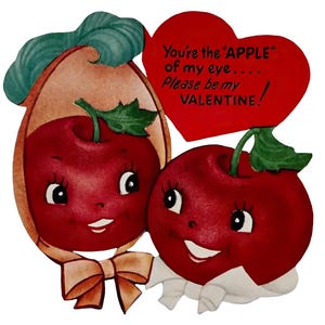 Retro Food Valentine's Day Cards | Printable Vintage Valentine's Card ...