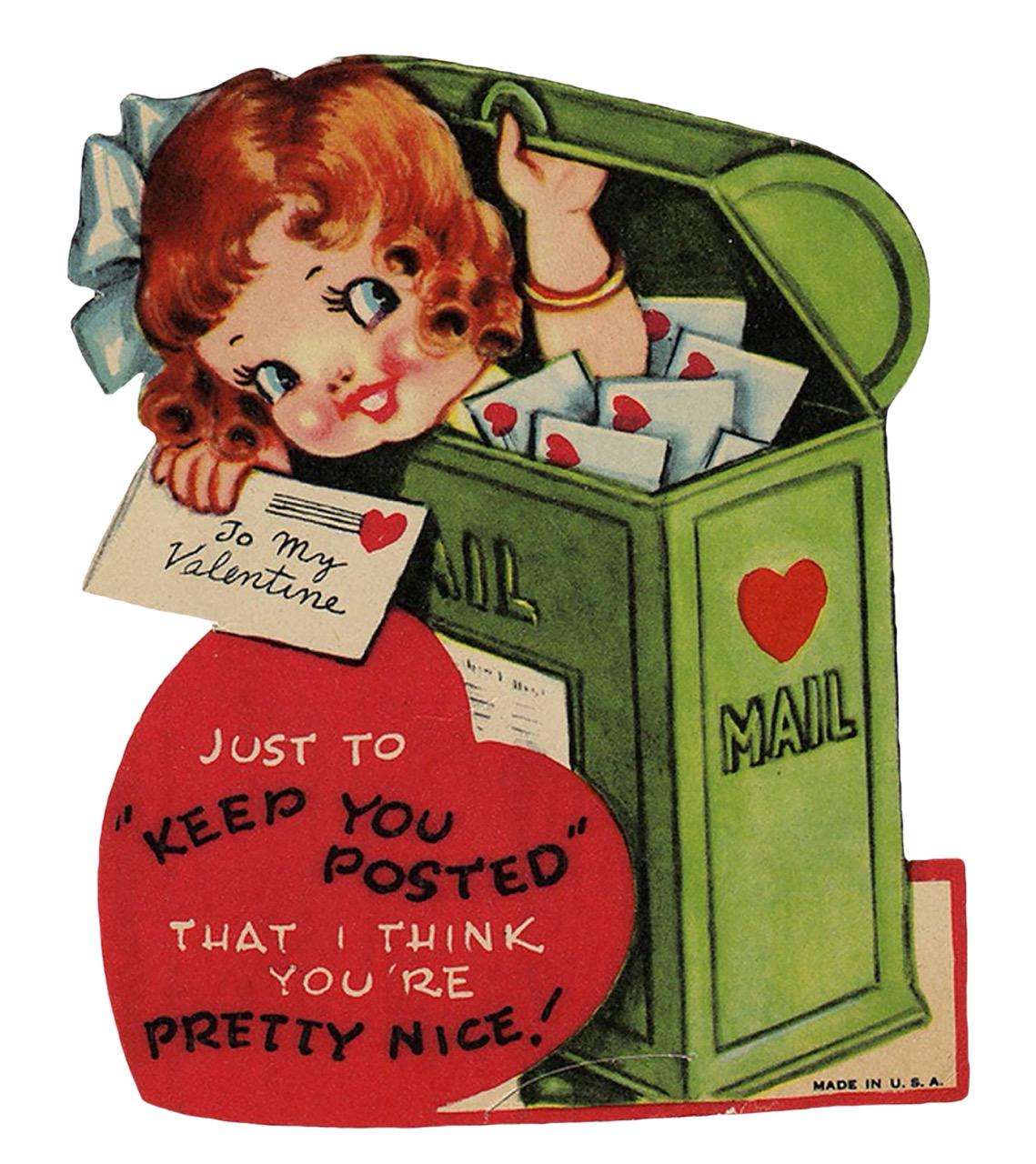 Retro Valentine's Day Cards | Printable Vintage Valentine's Card Bundle ...