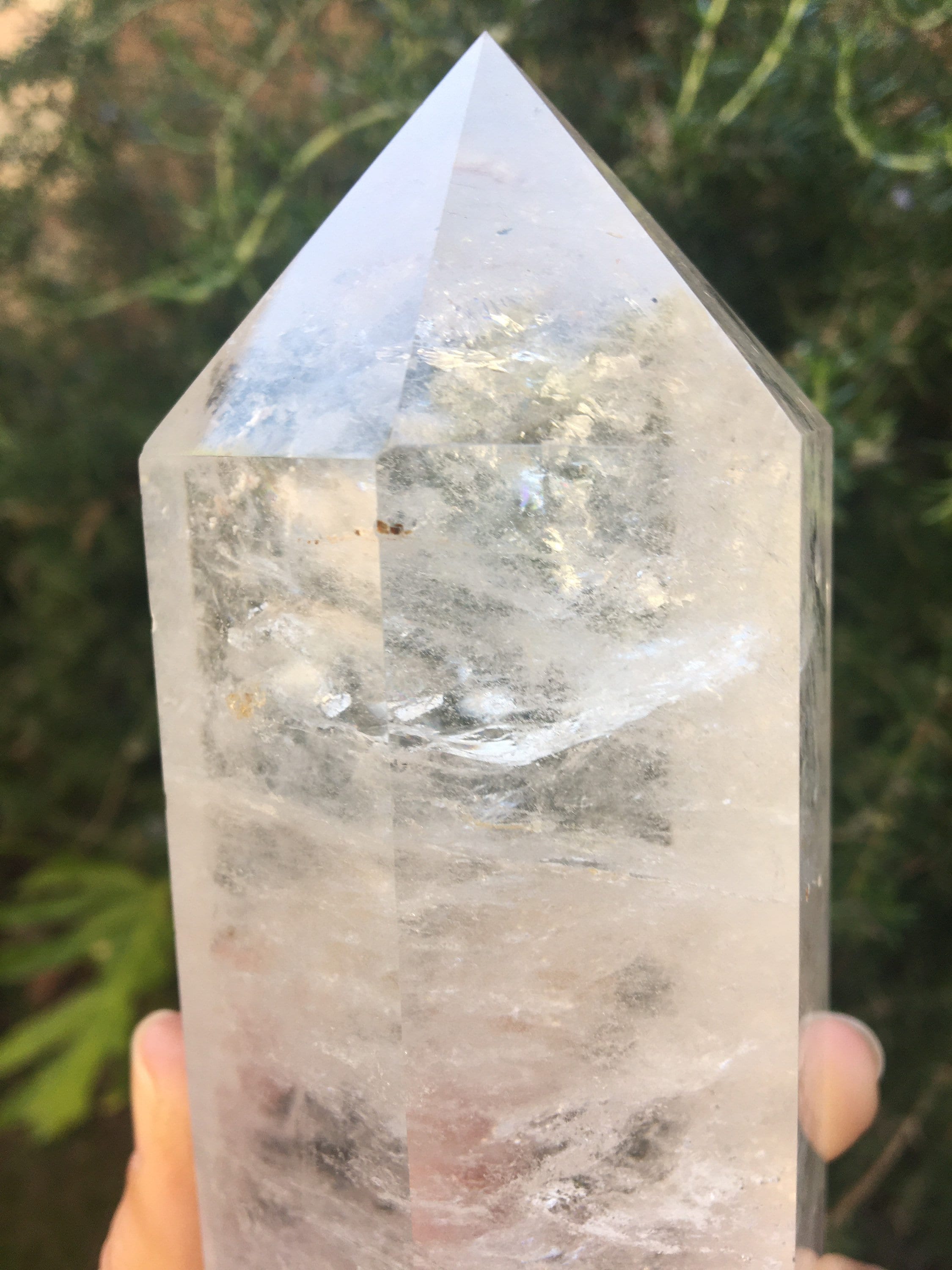 Clear Quartz Tower - Etsy