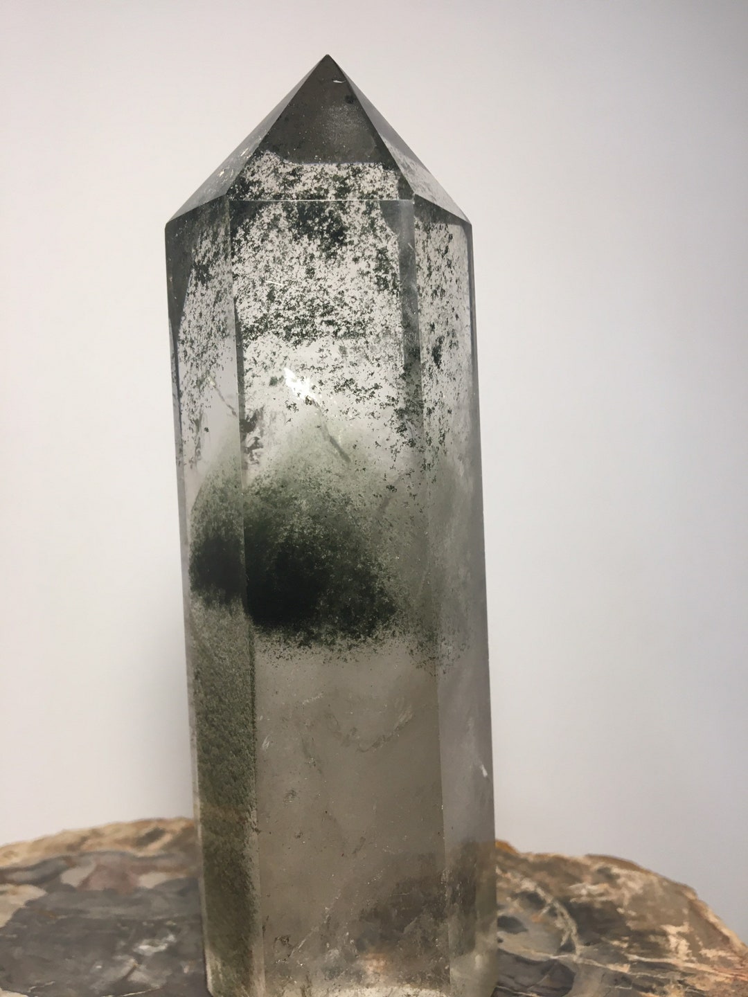 Phantom Chlorite Tower, Garden Quartz Tower - Etsy