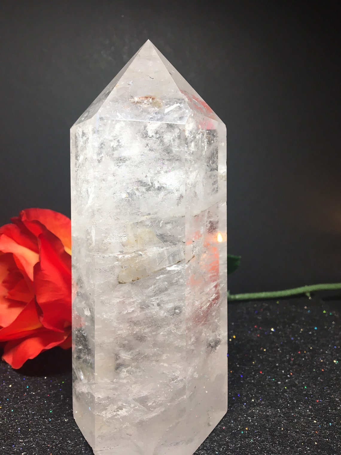 Clear Quartz Tower - Etsy