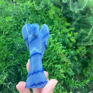 Blue Quartz Angel , Blue Aventurine Angel - Etsy