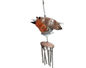 Robin Wind Chime - Etsy UK