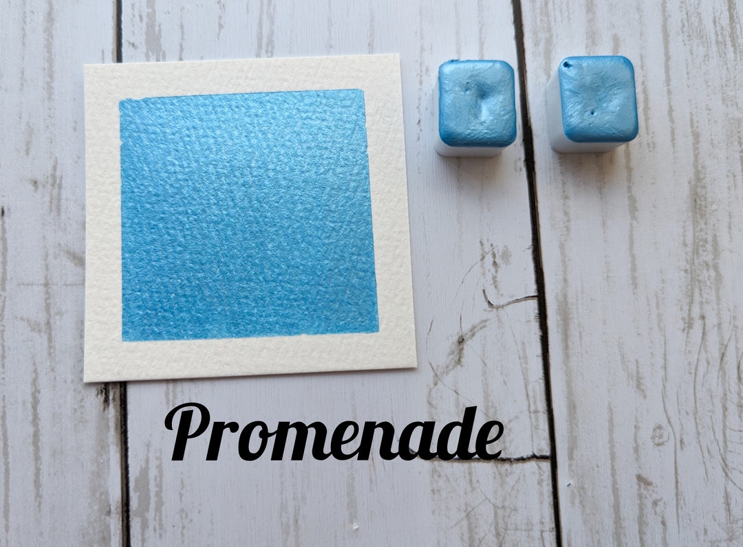 Promenade - Handmade Metallic Watercolour Paint, Shimmer Watercolour ...