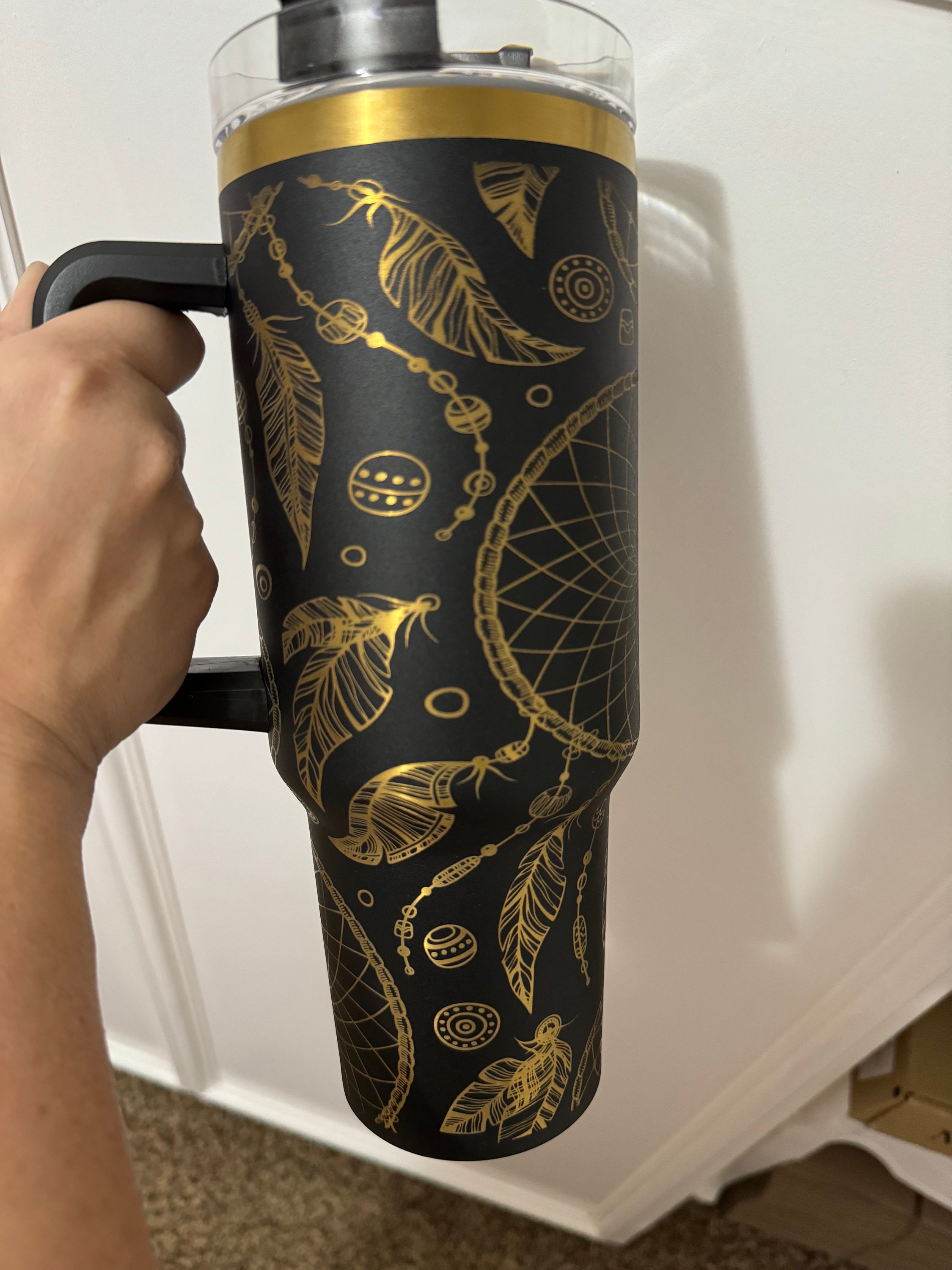 CUSTOM FULL WRAP Laser Engraved 40oz Tumbler - Etsy