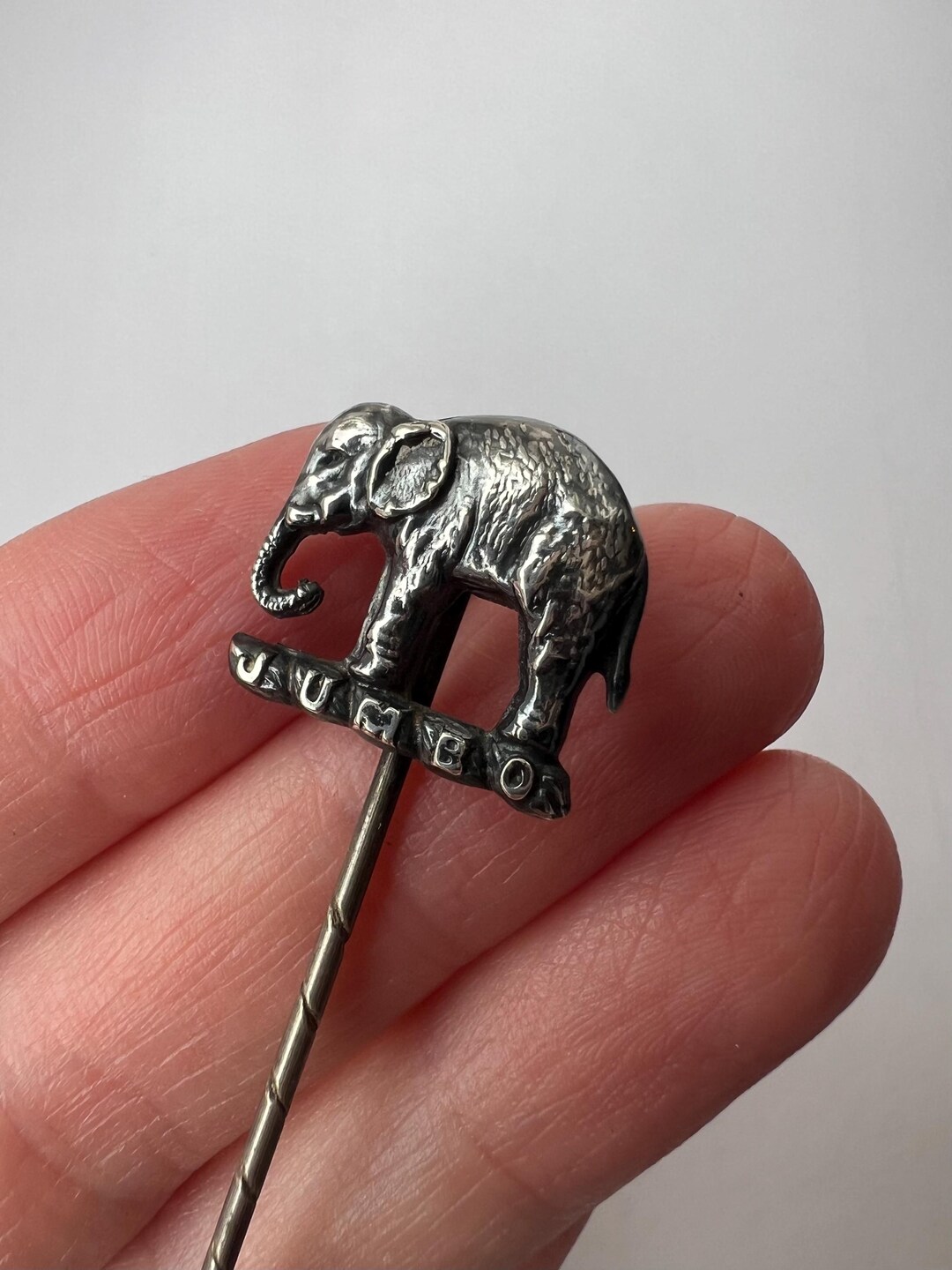 P.T. Barnum Circus Interest Antique Victorian Solid Silver Elephant ...