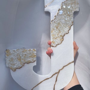 Large Resin Letter - Etsy