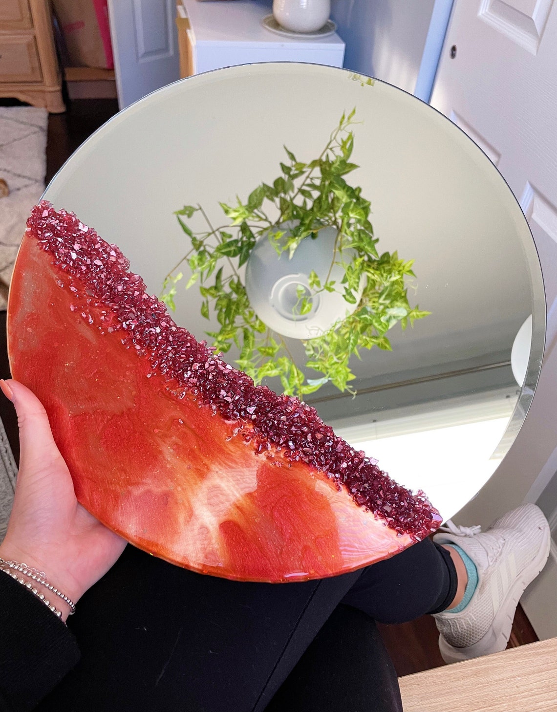 Resin Coated Mirror | Etsy