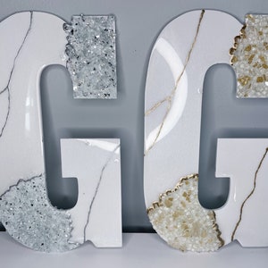 Large Resin Letter - Etsy