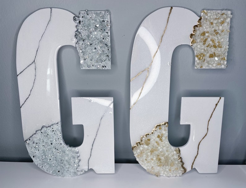 Large Resin Letter - Etsy