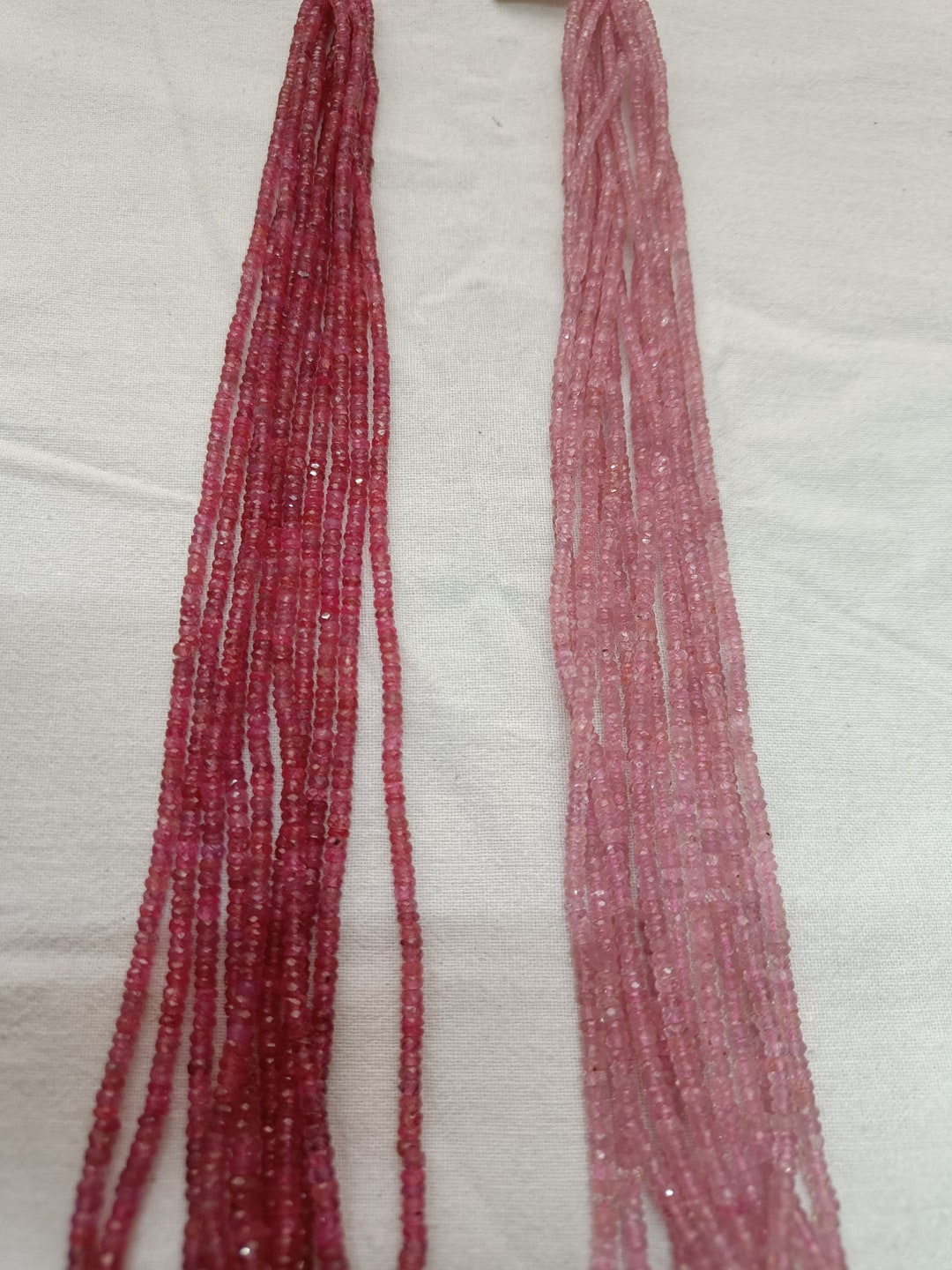 Buy Pink Spinal Ruby Spinal Faceted Beads. 2.8mmx4mm .16'' Online in ...