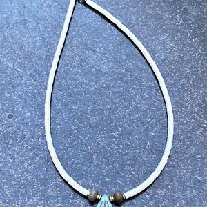 Surfer Style Beaded Necklace, Choker, Custom Made & One of a Kind, Boho ...