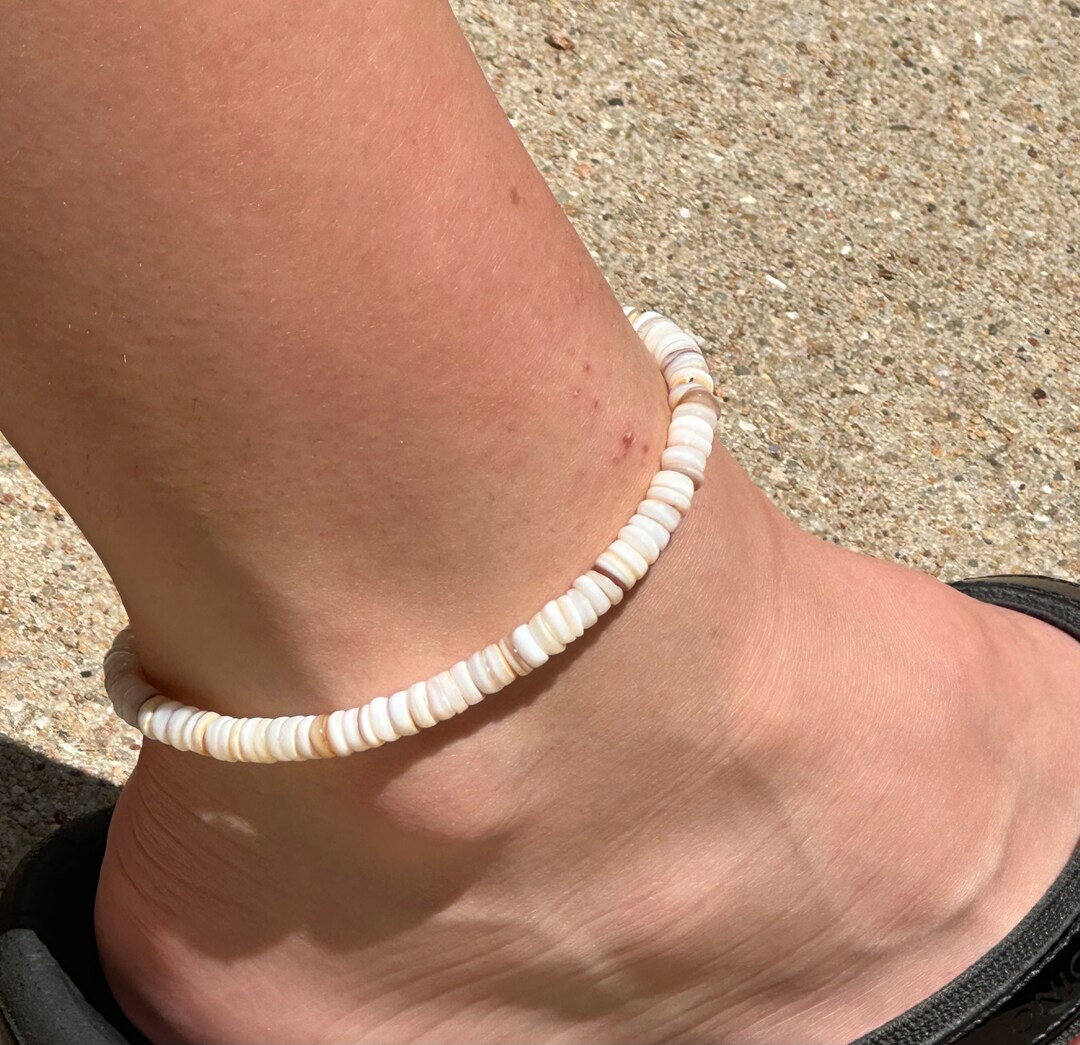 Surfer Style Anklet - Handmade, Ocean Inspired Beach Jewelry. Made From ...
