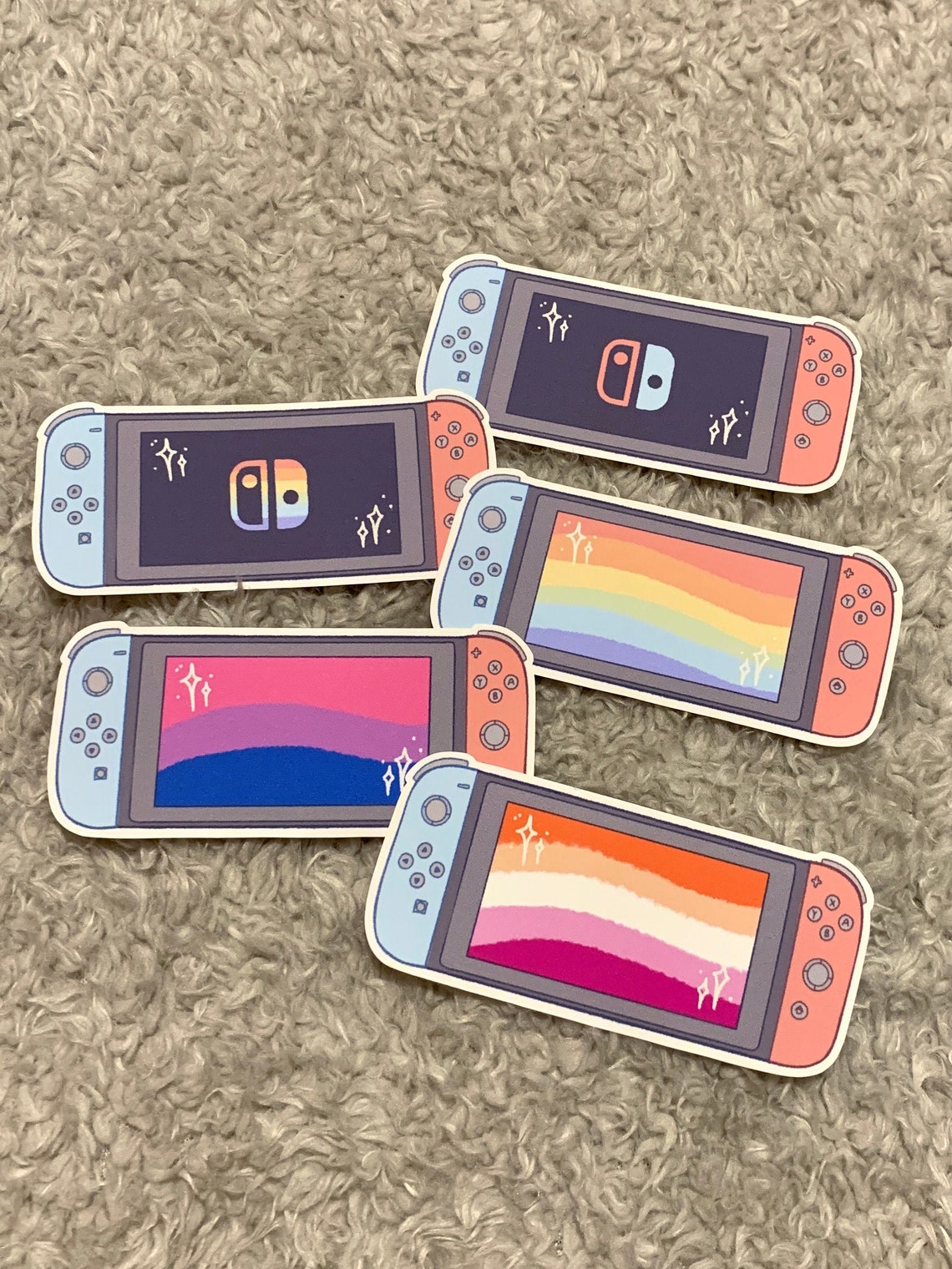 Nintendo Switch Pastel Pride LGBTQ Vinyl Sticker | Etsy