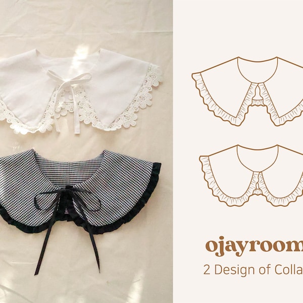 Fake Collar Sewing Pattern - Etsy