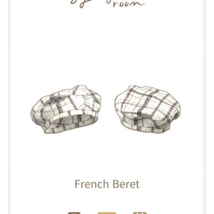 French Beret Hat Sewing Patternojht0001 A4 Letter Size PDF - Etsy Canada