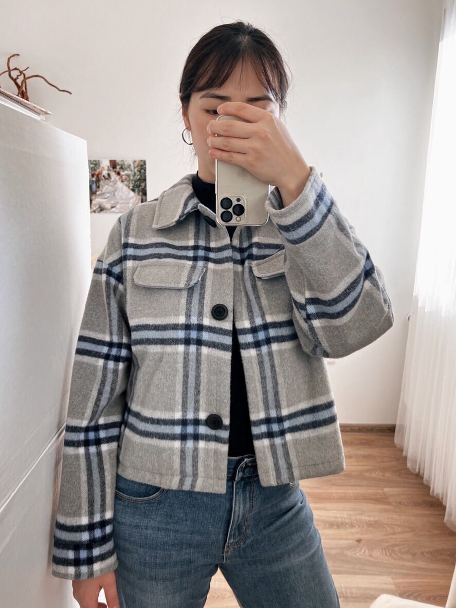 Casual Short Jacket, Winter Jacket(ojjk0001), Two Design Pockets, PDF ...