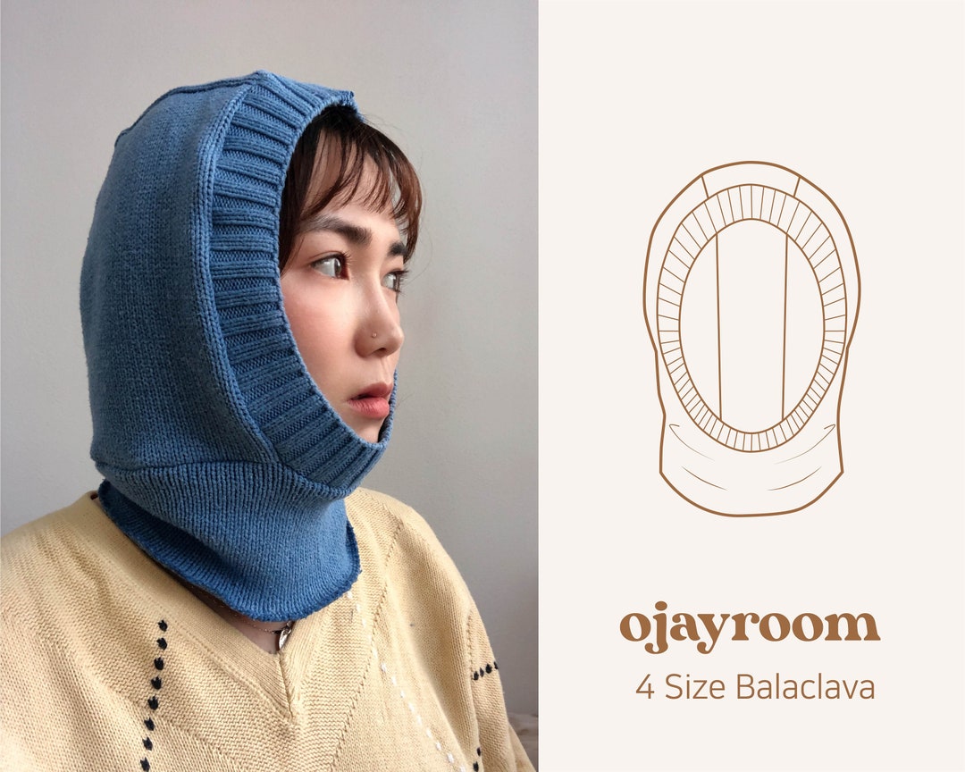 Balaclava Sewing Patterns, Winter Hat Adult & Kids 4 Sizes(ojht0003 ...