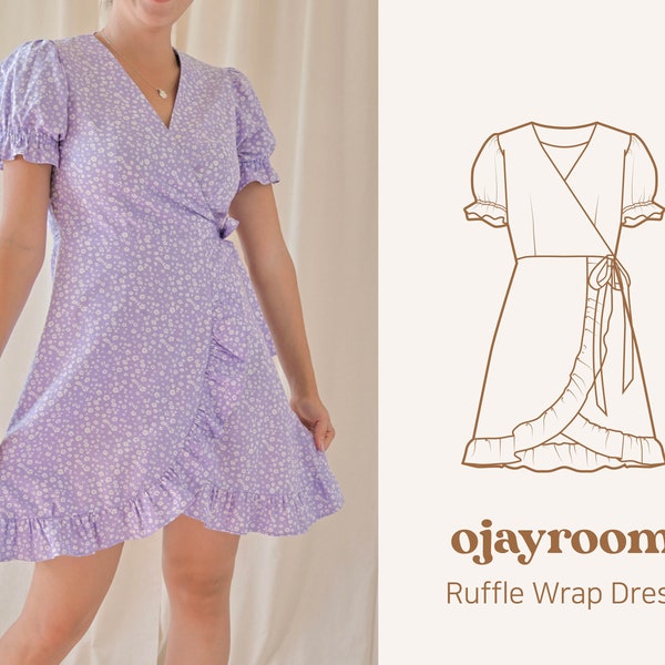 Wrap Dress Sewing Pattern - Etsy