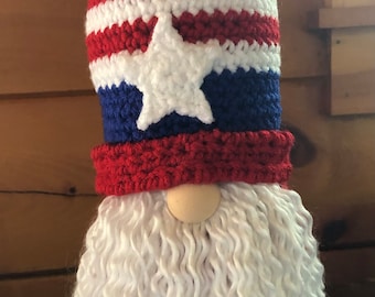 Patriotic Gnomes - Unframed Memorial Day, 4th of July and Labor Day ...