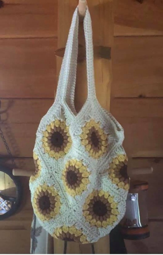 Flower shoulder bag | Etsy