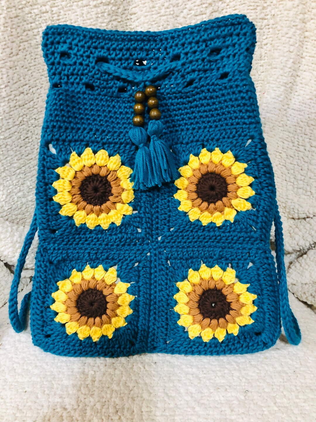 Sunflower Backpack - Etsy