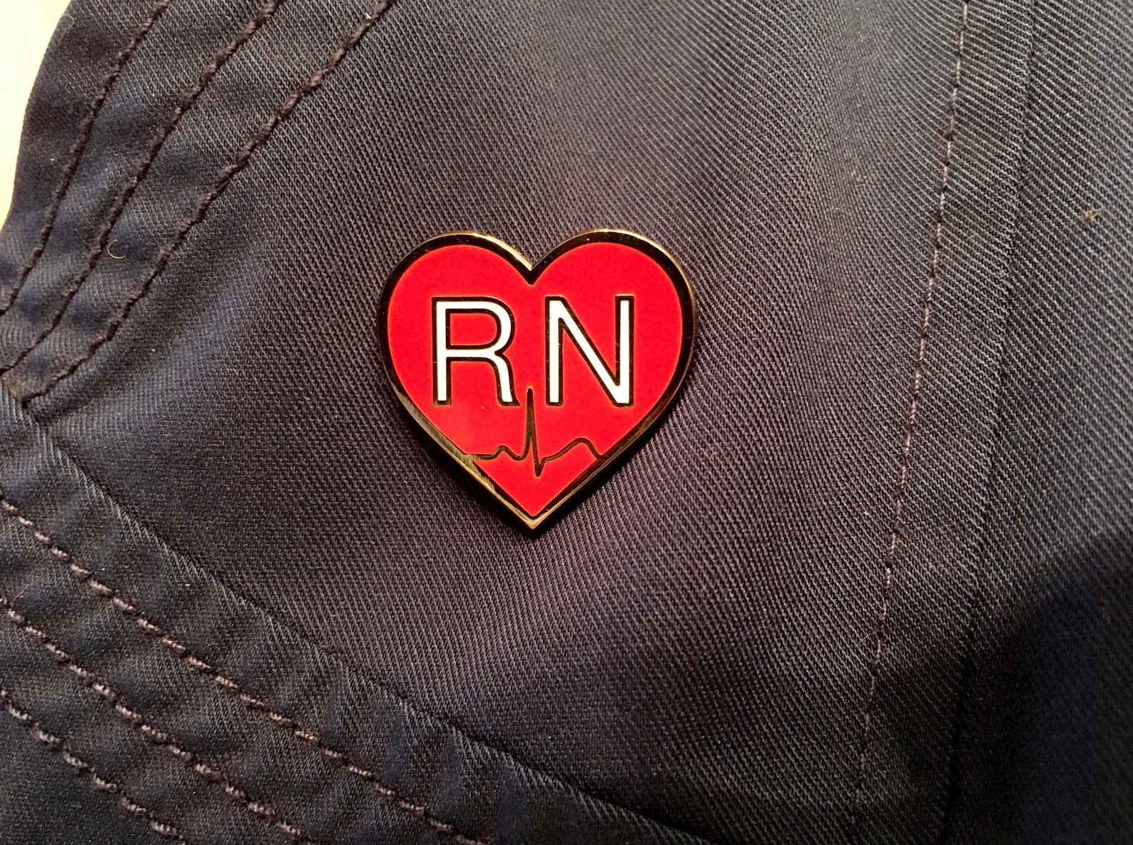 Registered Nurse Enamel Pin, RN Nursing Pin, Nurse Week, Gift for Nurse ...