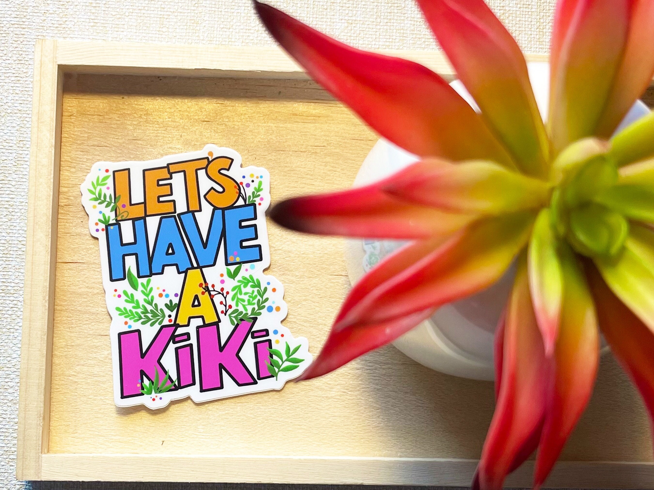Let's Have A Kiki Sticker, Slang Word, SALE - Etsy