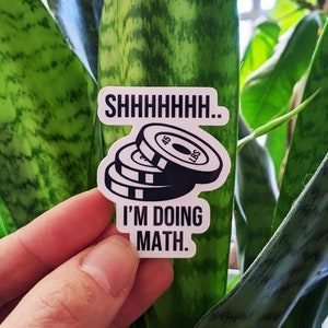 Fitness Sticker Pack / Protein Shaker Bottle Stickers / Weightlifter ...