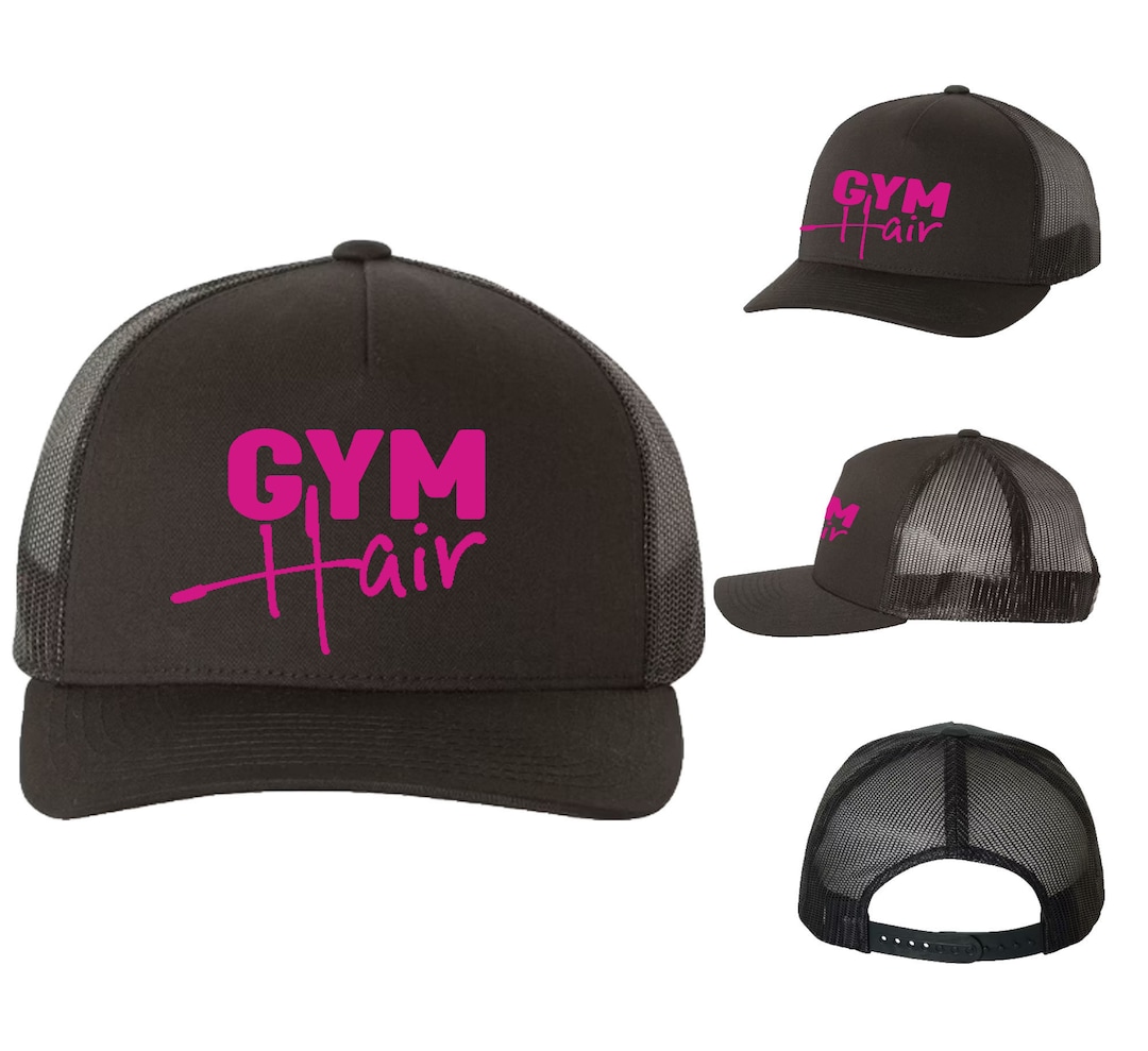 Gym Hair Trucker Hat / Workout Hat / Women's Gym Hat / Weightlifting ...